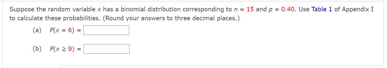Solved Suppose the random variable x has a binomial | Chegg.com