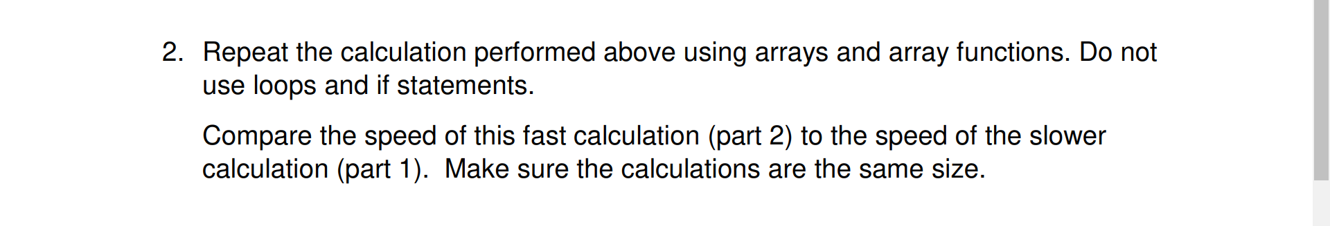 This is a Matlab Assignment 1. Using traditional for | Chegg.com