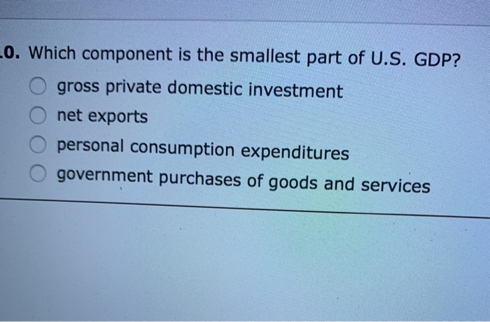 Solved 5. If personal consumption is $100, investment is | Chegg.com