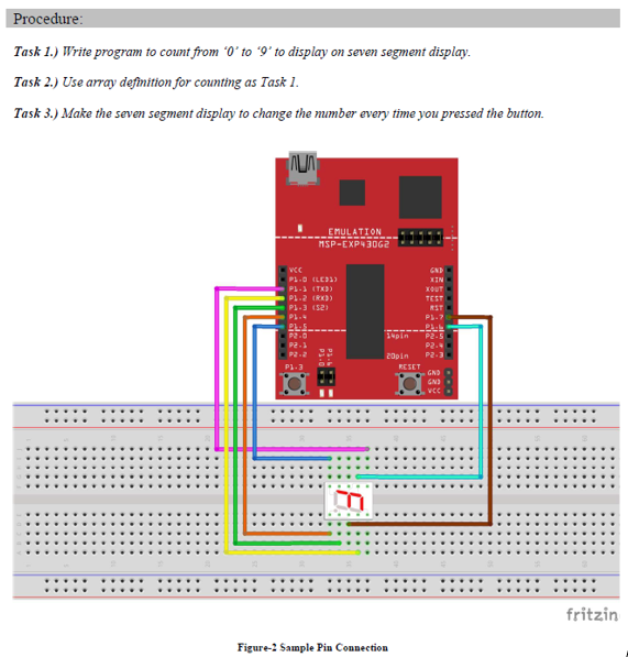 Solved Experiment 3: Seven Segment Display (The Code for IAR | Chegg.com