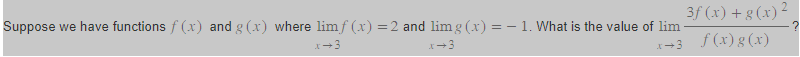 Solved Suppose we have functions f(x) and g(x) where | Chegg.com