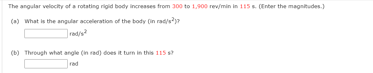 Solved The angular velocity of a rotating rigid body | Chegg.com