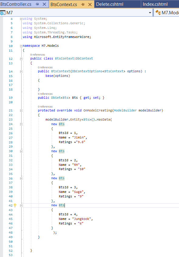 C# programming help!!! Task:move the AddEdit, and | Chegg.com