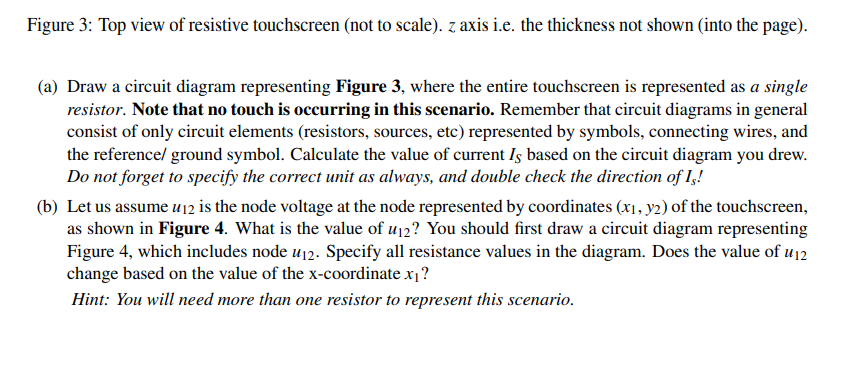 Solved Resistive Touchscreen Learning Goal: The objective of | Chegg.com