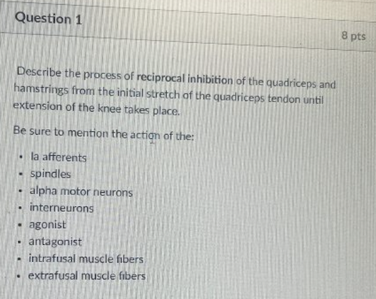 Solved Question 1 8 pts Describe the process of reciprocal | Chegg.com