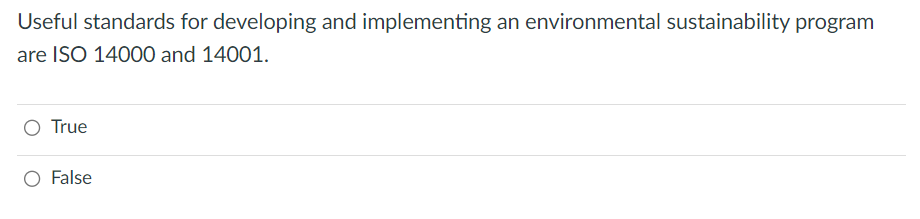 Solved Useful standards for developing and implementing an | Chegg.com