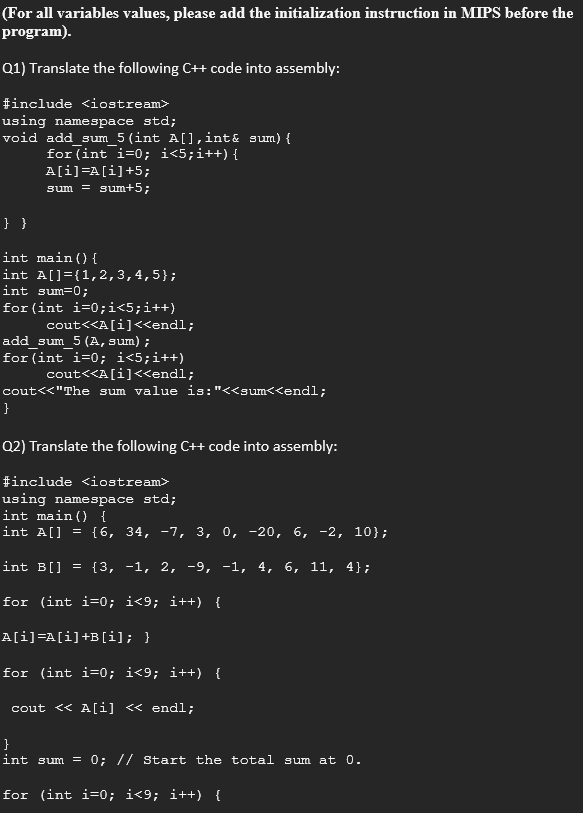 Solved (For all variables values, please add the | Chegg.com
