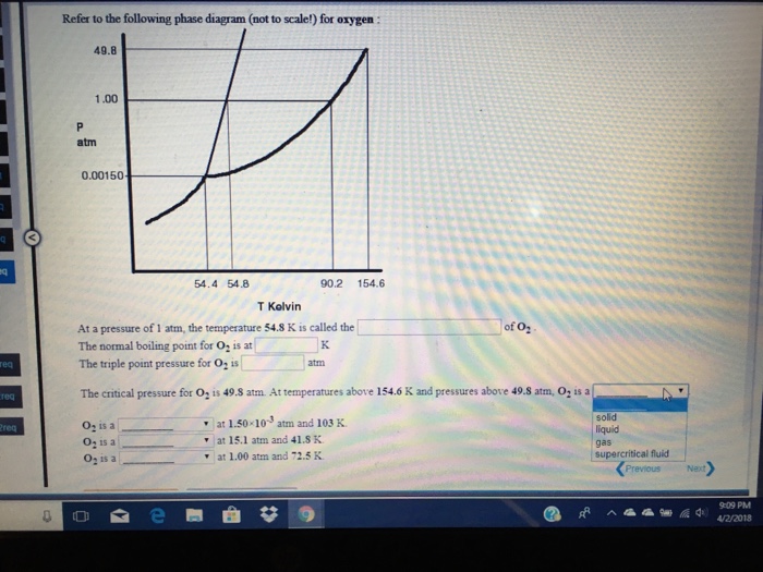 Solved Refer to the following phase diagram (not to scale!) | Chegg.com