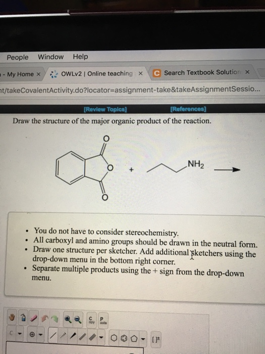 Solved Draw the major organic product of the reaction A)B) | Chegg.com