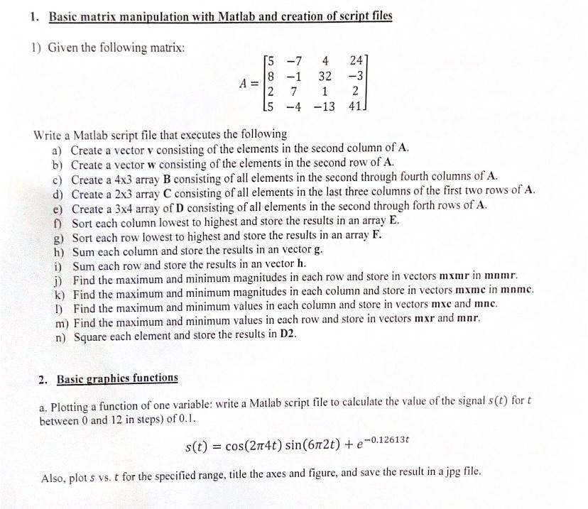 Solved in addition to image: 2b. Plotting a surface as a | Chegg.com