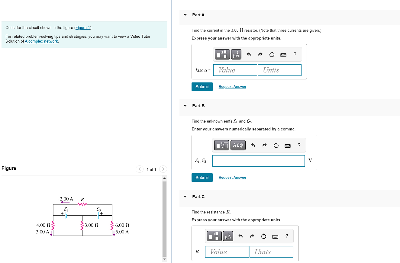 Solved Consider the circuit shown in the figure (Figure 1). | Chegg.com
