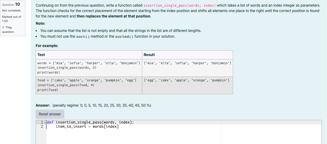 Solved 3-part question. The result should pass all hidden | Chegg.com