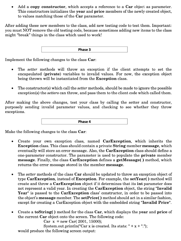 Solved Lab Assignment 3 Prerequisite topics: Attributes, | Chegg.com