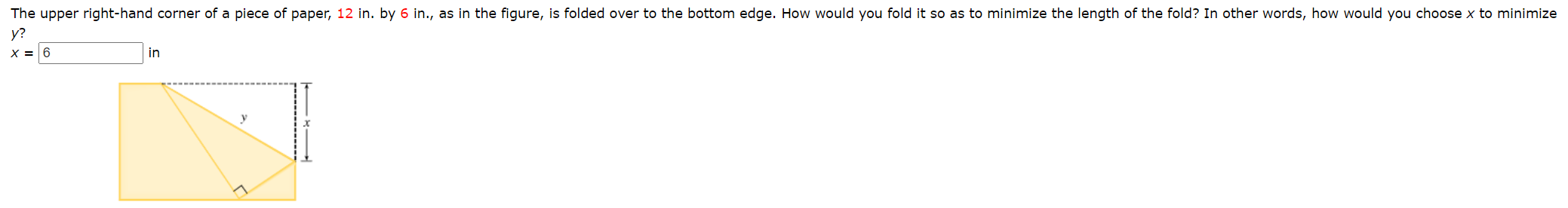 Solved The upper right-hand corner of a piece of paper, 12 | Chegg.com