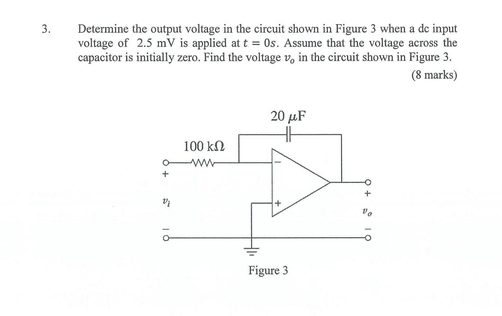 3. ﻿Determine the output voltage in the circuit shown | Chegg.com