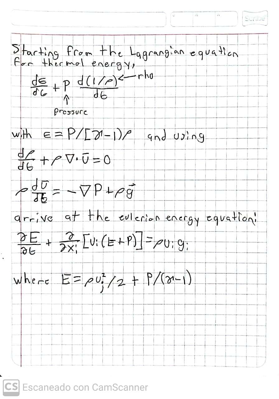 Solved Starting from the Lagrangian equationfor thermal | Chegg.com