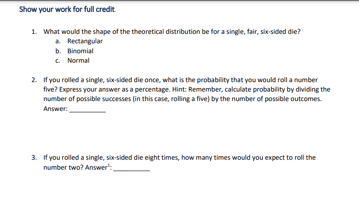 Solved 1. What would the shape of the theoretical | Chegg.com
