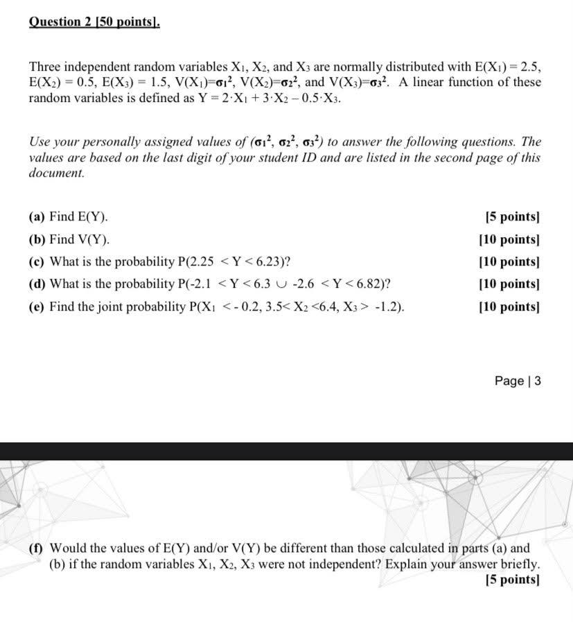 Solved Last Digit of Student ID 62 ni n2 612 622 632 5, 6, | Chegg.com