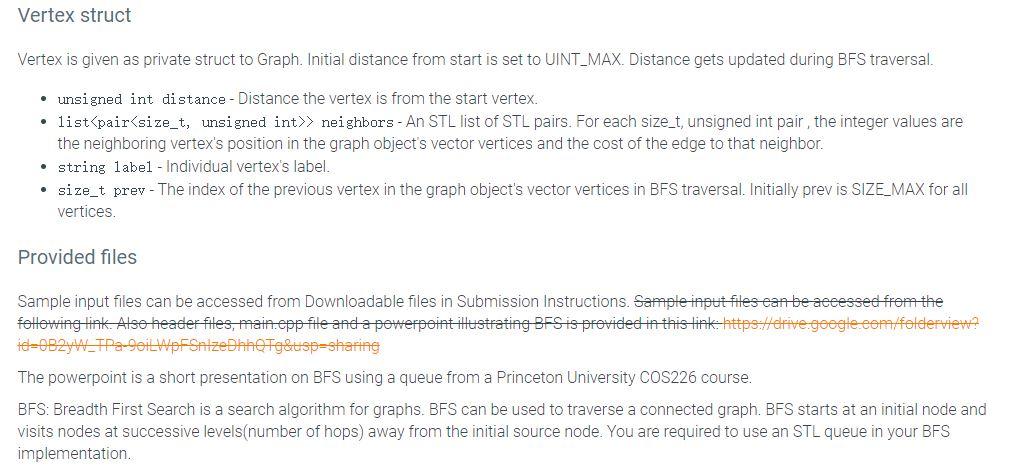Solved Read a graph from a file. Construct the corresponding | Chegg.com