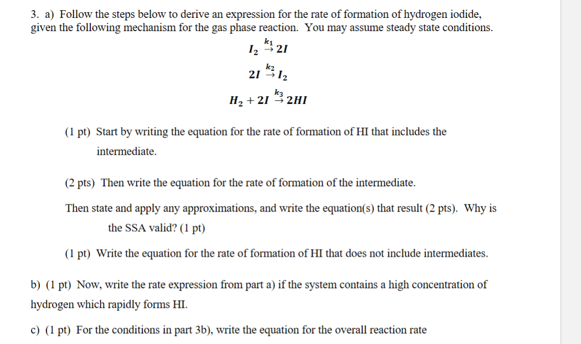 Solved 3. a) Follow the steps below to derive an expression | Chegg.com