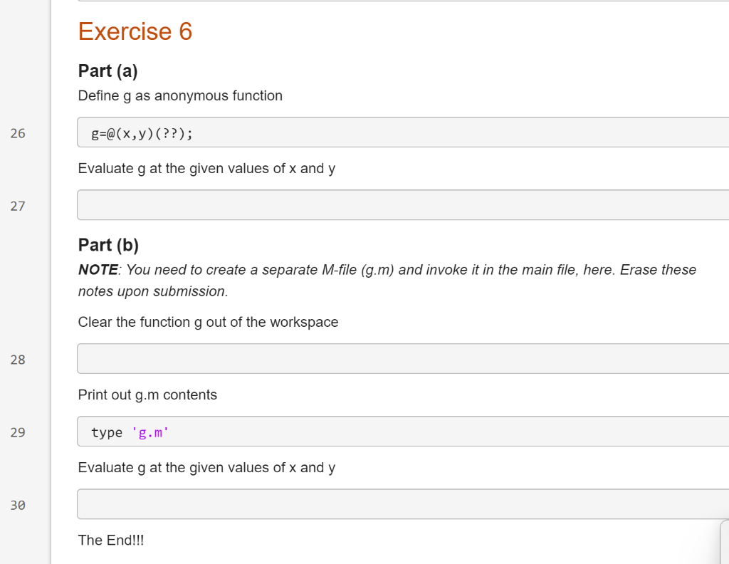 Solved Exercise 6 A Enter The Function