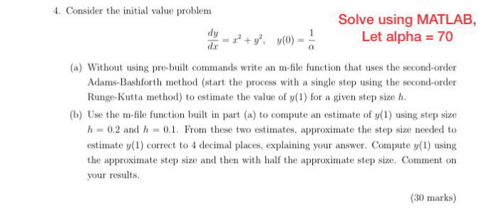 Solved . Consider the initial value problem Solve using | Chegg.com Solved . Consider the initial value problem Solve using | Chegg.com