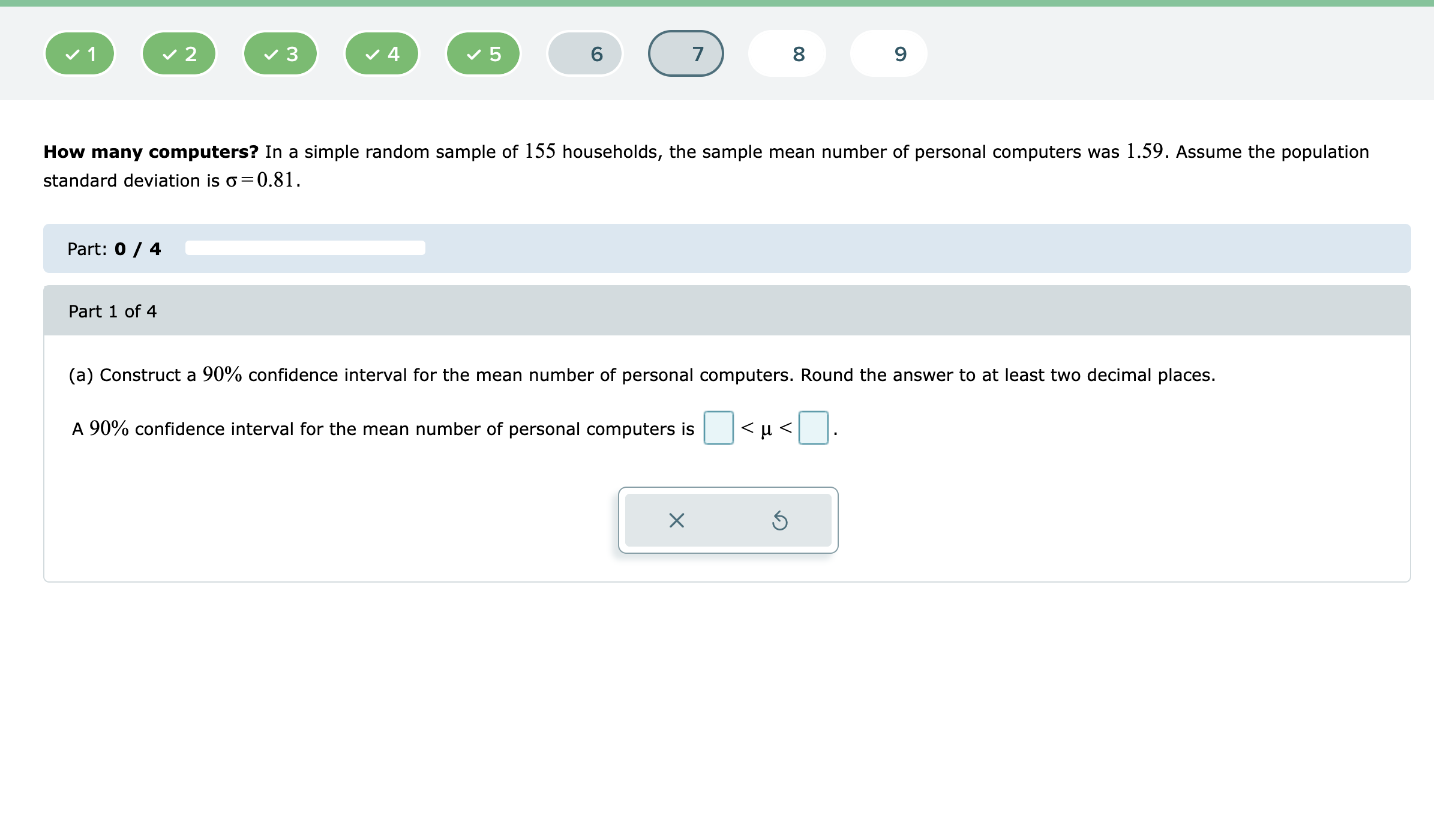 Solved How many computers? In a simple random sample of 155 | Chegg.com