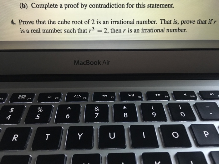 Solved Complete a proof by contradiction for this statement. | Chegg.com