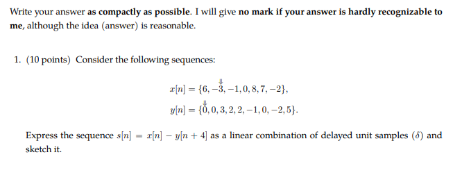 Solved Write your answer as compactly as possible. I will | Chegg.com