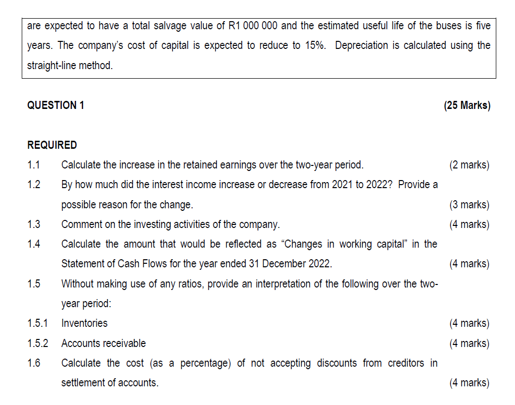 Solved REQUIRED Calculate the appropriate ratios (expressed | Chegg.com