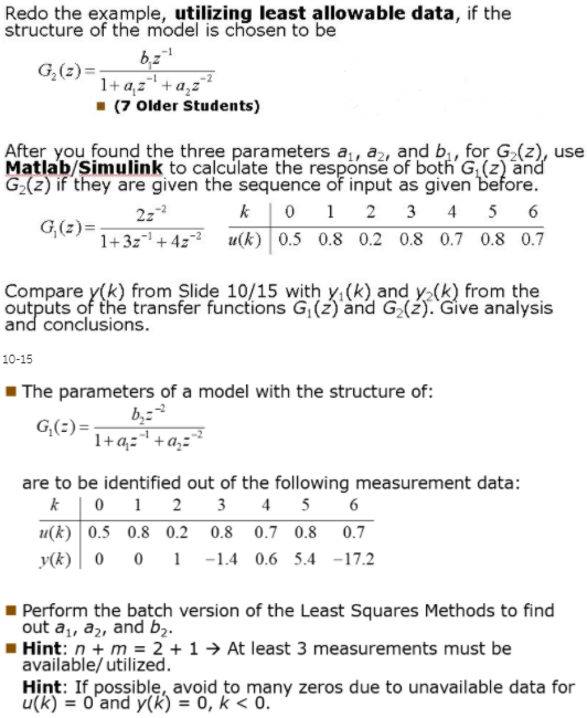Redo the example, utilizing least allowable data, if | Chegg.com
