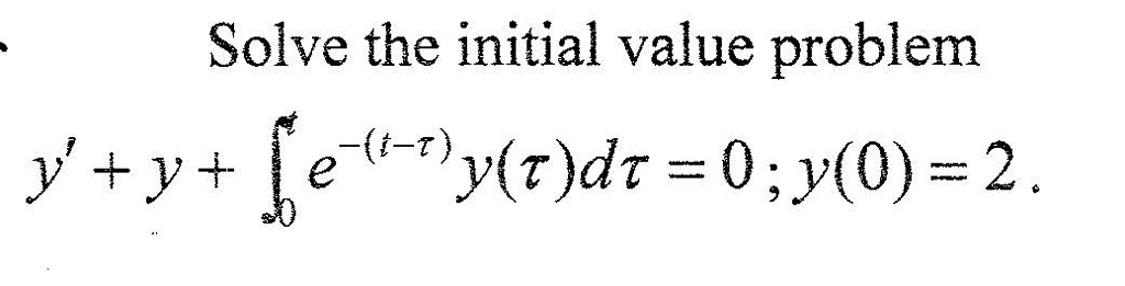 Solved Solve the initial value problem | Chegg.com