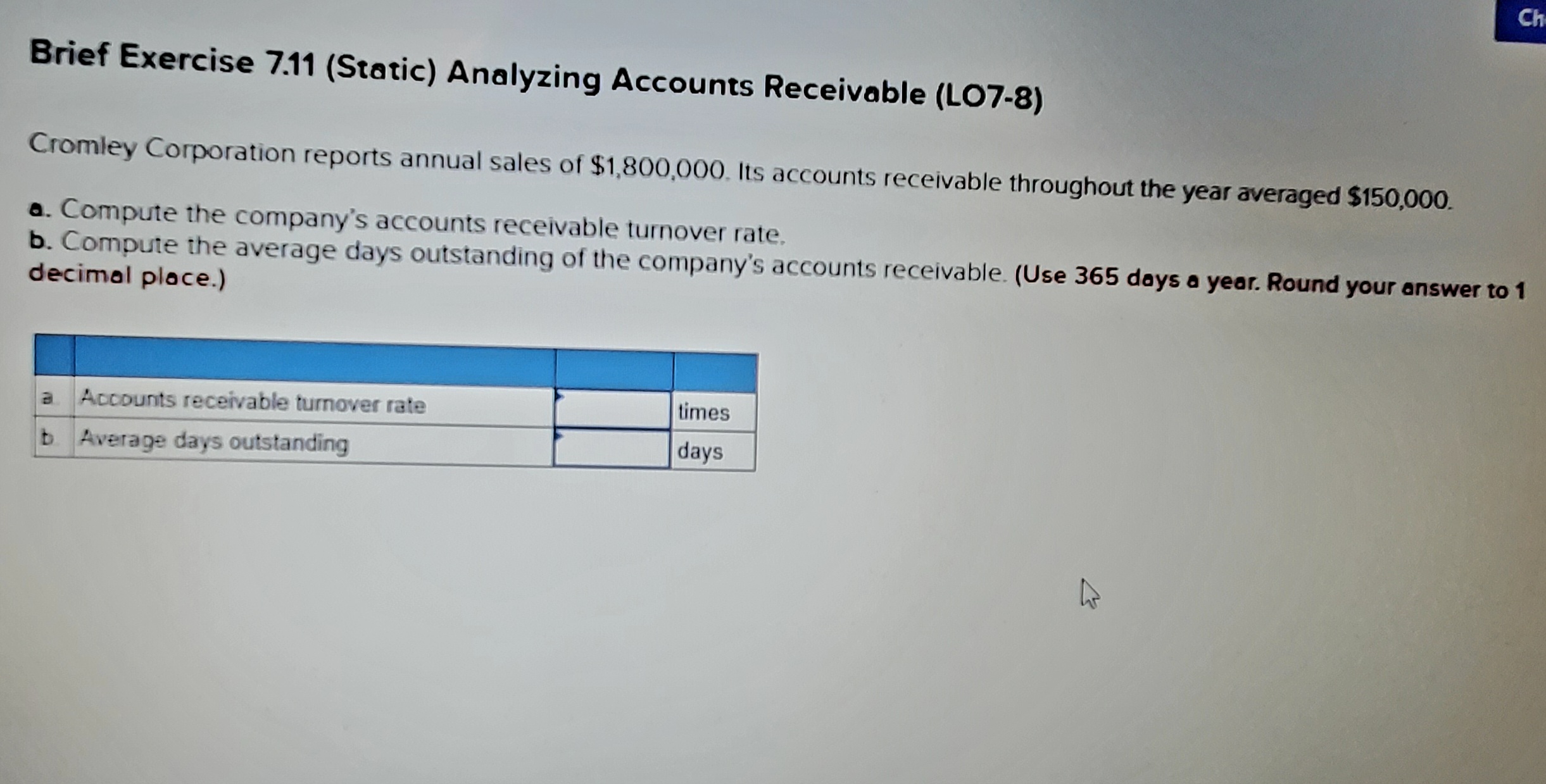 Solved Brief Exercise 7.11 (Static) Analyzing Accounts | Chegg.com Solved Brief Exercise 7.11 (Static) Analyzing Accounts | Chegg.com