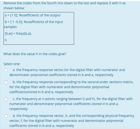 Solved Remove the codes from the fourth line down to the | Chegg.com