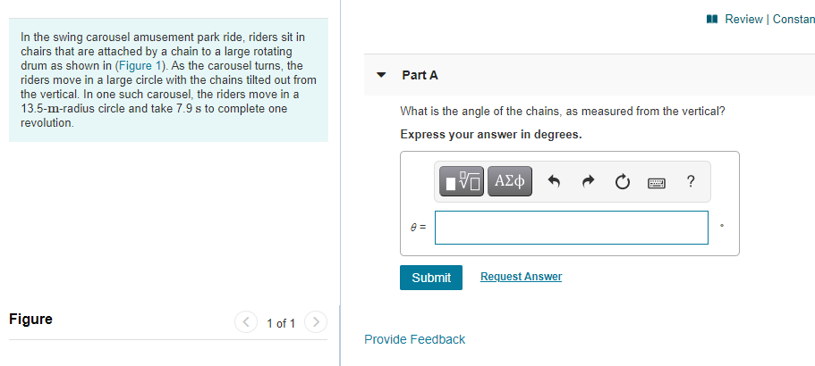 Review Constan In the swing carousel amusement park | Chegg.com