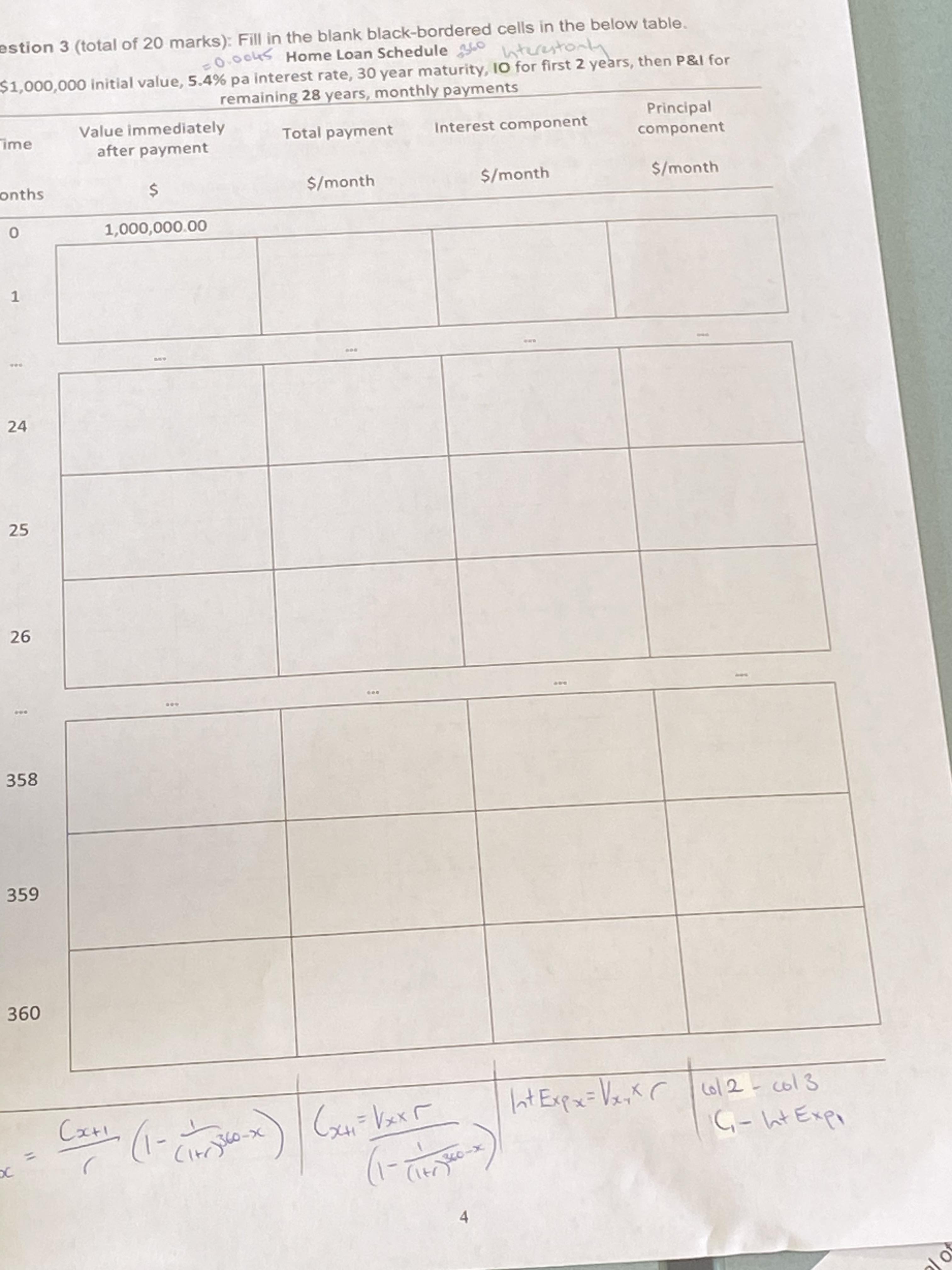 Solved estion 3 (total of 20 marks): Fill in the blank | Chegg.com