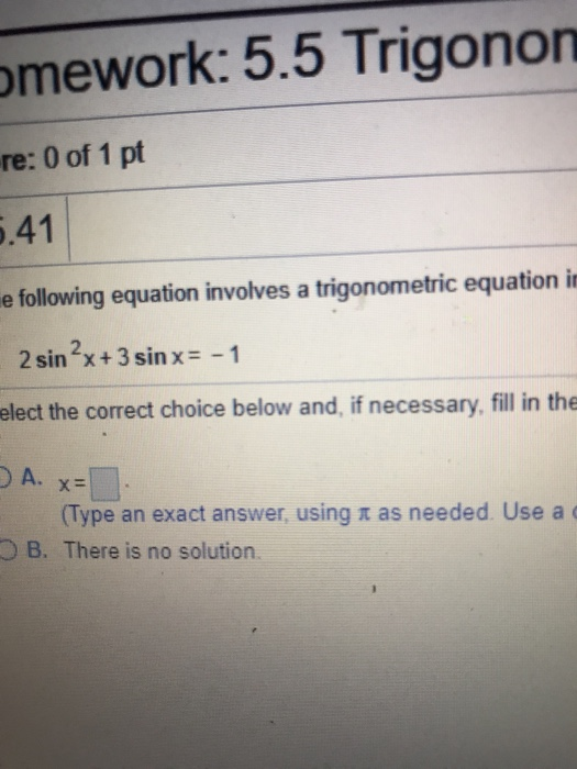 Solved mework: 5.5 Trigonon re: 0 of 1 pt .41 e following | Chegg.com