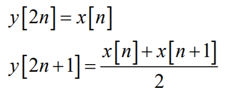 6. A linear interpolator is a system that takes an | Chegg.com
