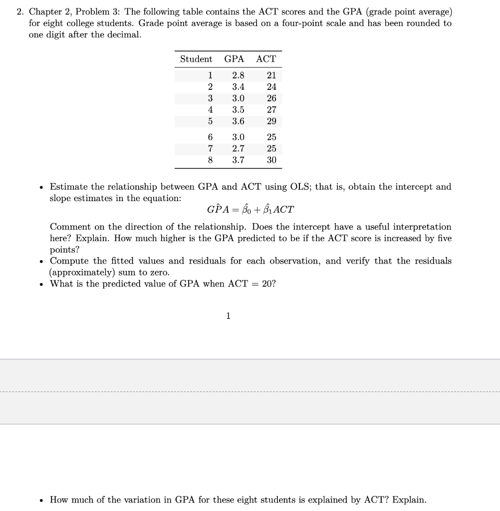 Solved 2. Chapter 2, Problem 3: The following table contains | Chegg.com