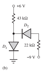 Solved Find the Q-points for the diodes in the four circuits | Chegg.com