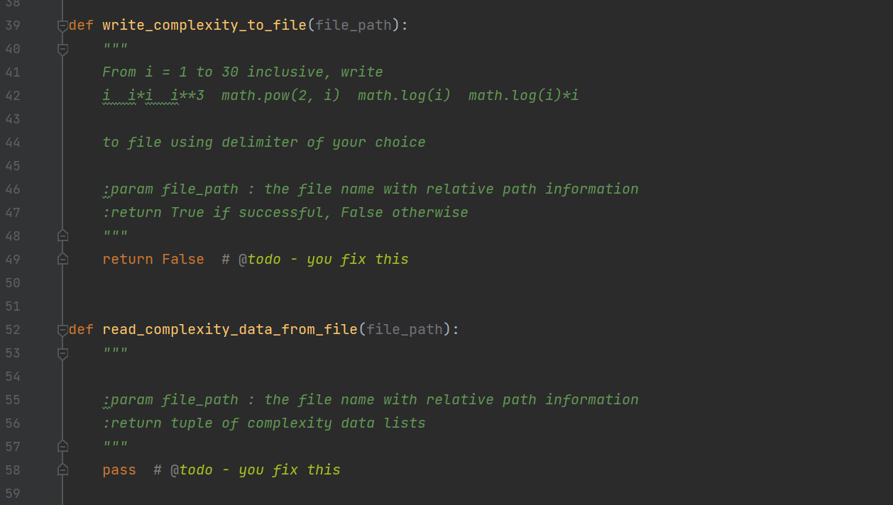 Solved Homework In Complexity Calculations And Plotting