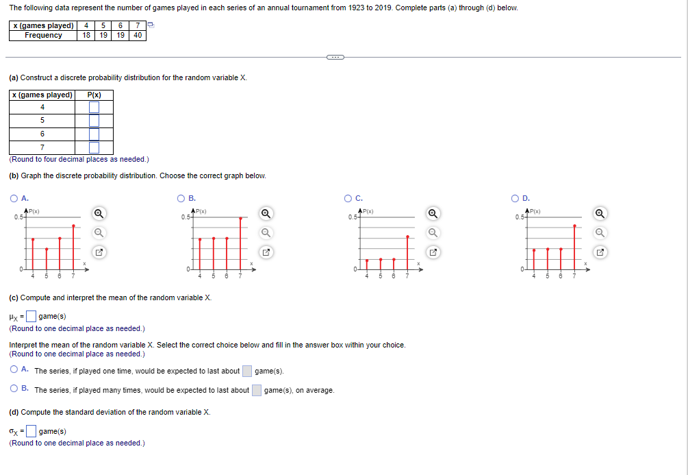 Solved (a) Construct a discrete probability distribution for | Chegg.com
