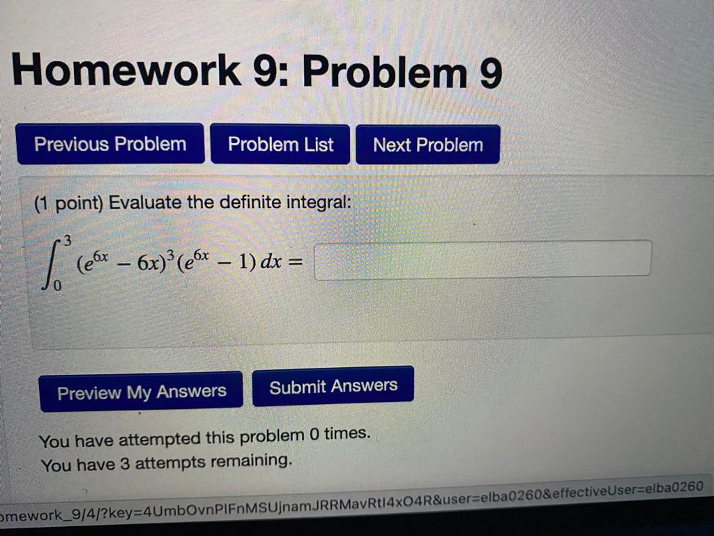 Solved Homework 9: Problem 9 Previous Problem Problem List | Chegg.com Solved Homework 9: Problem 9 Previous Problem Problem List | Chegg.com