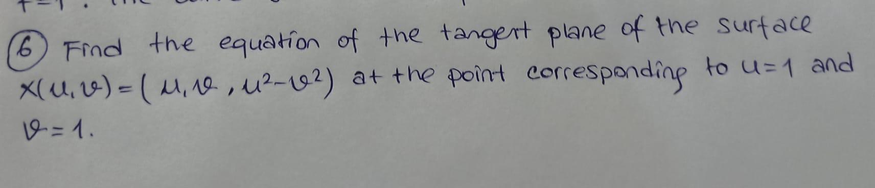 Solved ELEMENTARY DIFFERENTIAL GEOMETRY Plase | Chegg.com