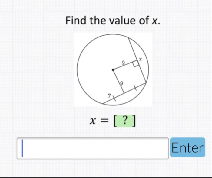 Solved Find the value of x x1?] Enter | Chegg.com