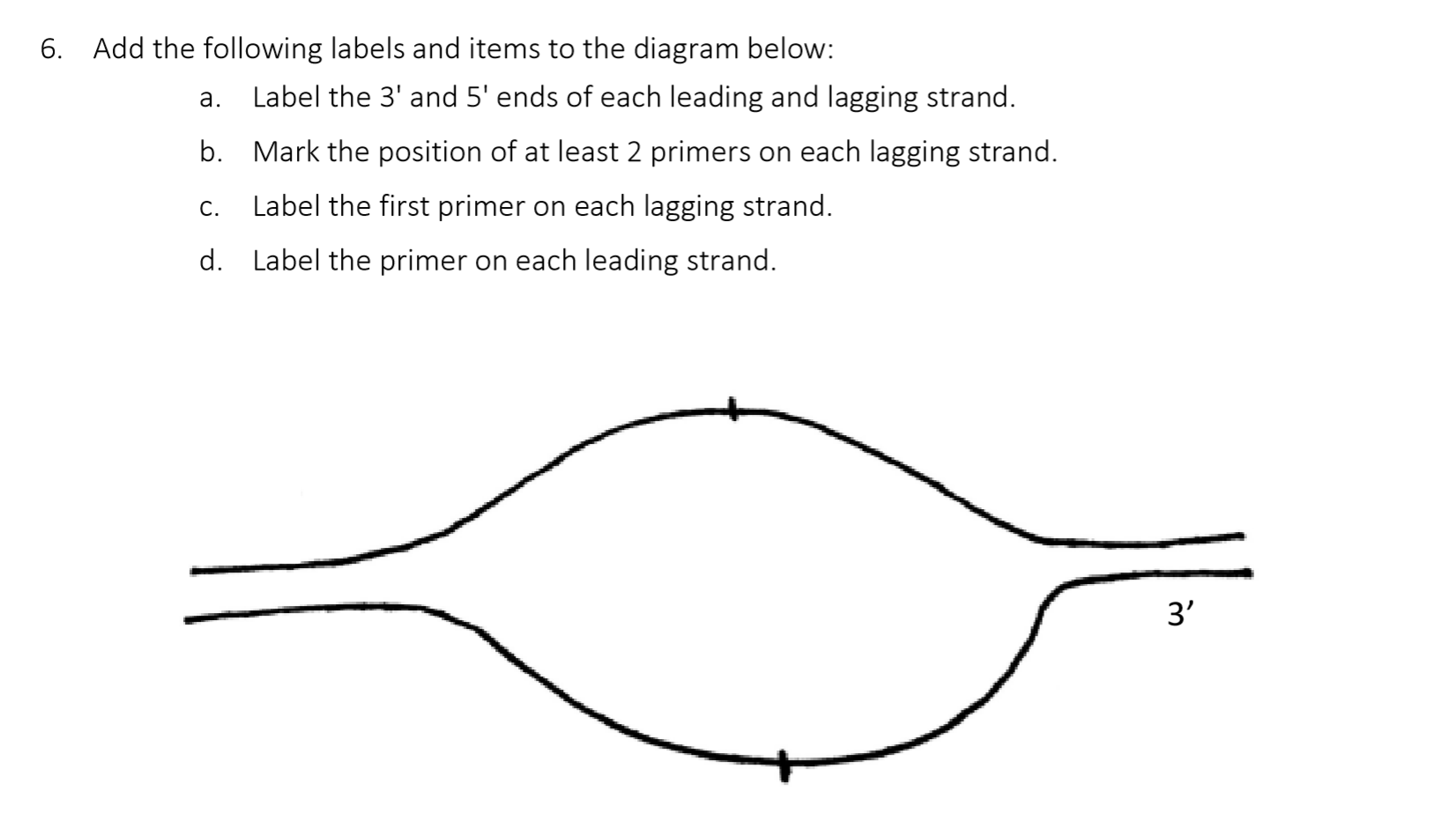 Solved 6. Add the following labels and items to the diagram | Chegg.com