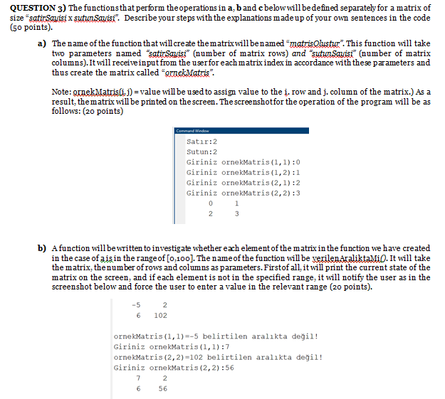 Solved QUESTION 3) The functions that perform the operations | Chegg.com