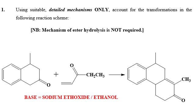 Solved Using suitable, detailed mechanisms ONLY, account for | Chegg.com