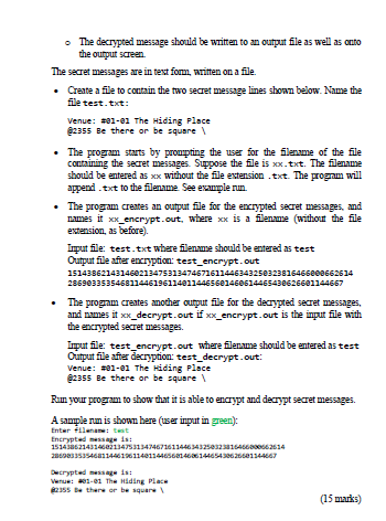 Question 2 Employ structured programming principles, | Chegg.com
