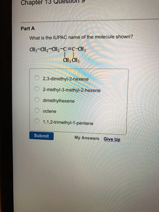 Solved Part A Which of the following compounds contains an | Chegg.com